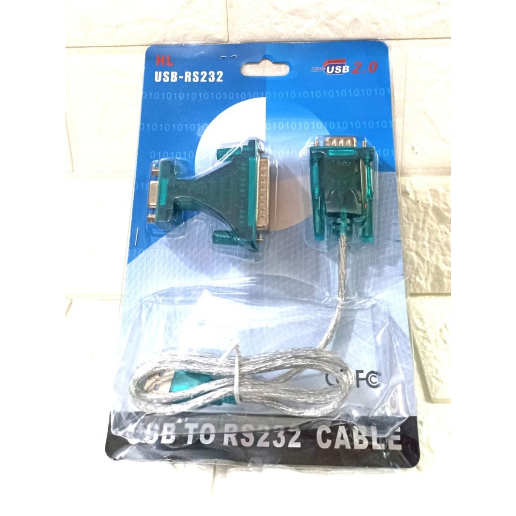 Jual Kabel USB Serial RS232 DB9 combo DB25 Male Konverter USB to Serial ...