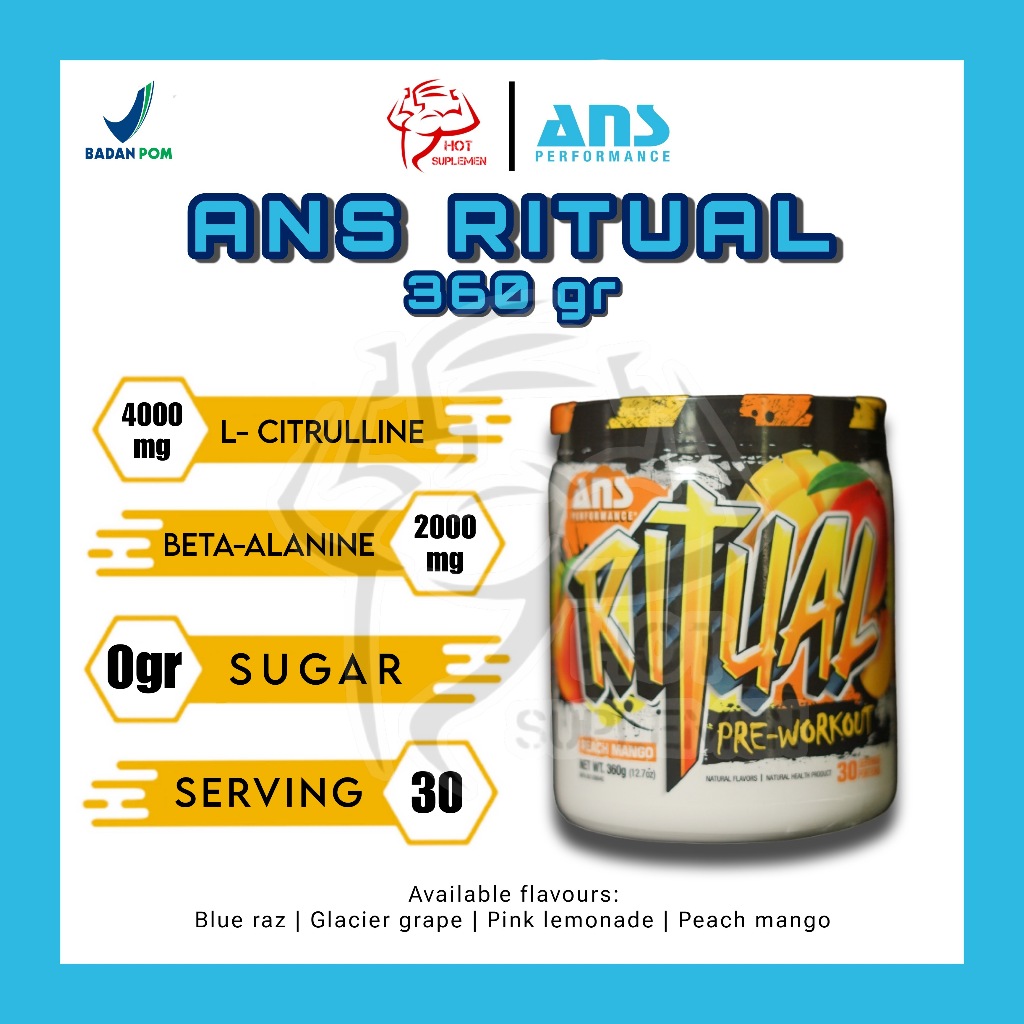 Jual ANS Ritual 30 Serving Pre Workout ANS Performance Ritual 30 ...