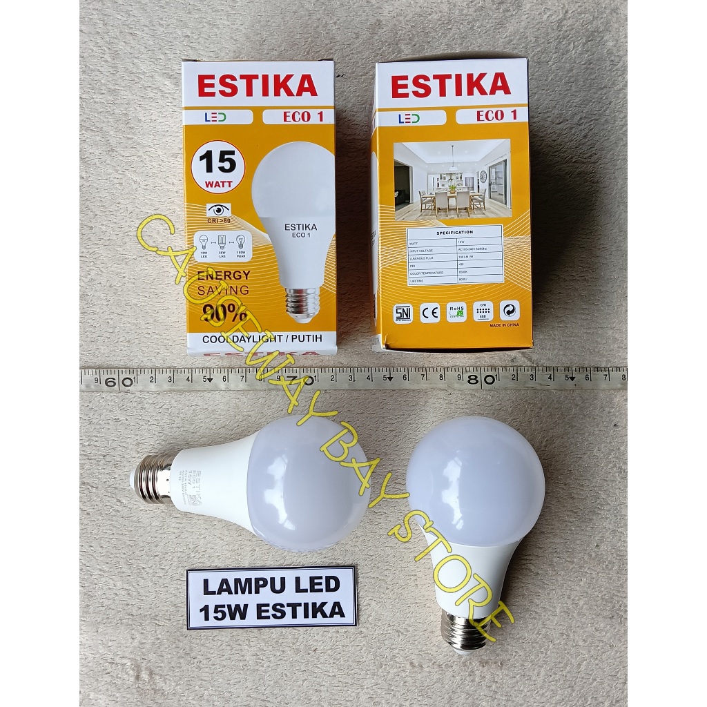 Jual LAMPU LED 15W ESTIKA | Shopee Indonesia
