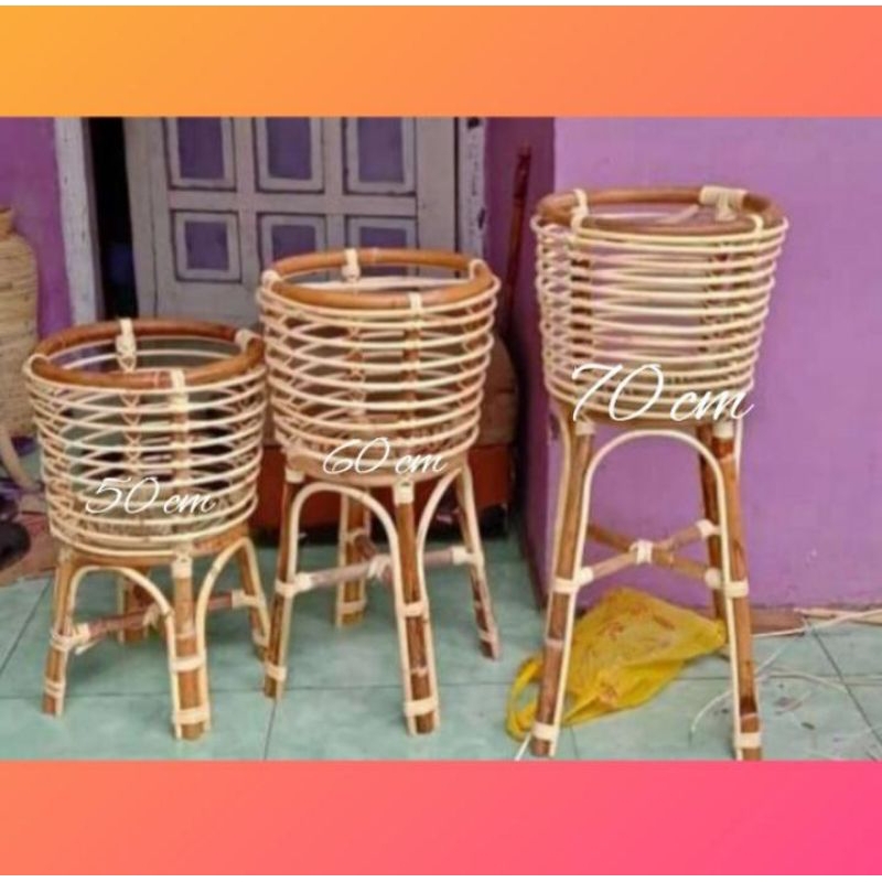 Jual Standing Pot Rotan serbaguna Rotan Asli Limited Edition | Shopee ...