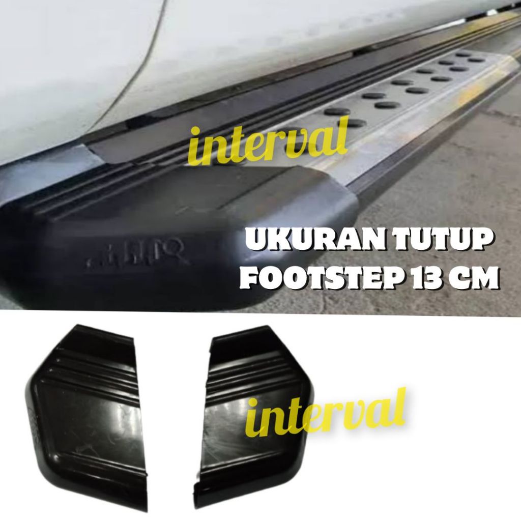 Jual Ujung Tutup Pengaman Foot Step Bintik Injakan Mobil Ukuran 13 CM ...