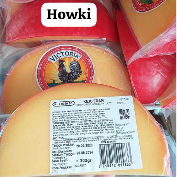 Jual Keju Edam Ayam Victoria / Edam Cheese Wedges Mature 300gr | Shopee ...