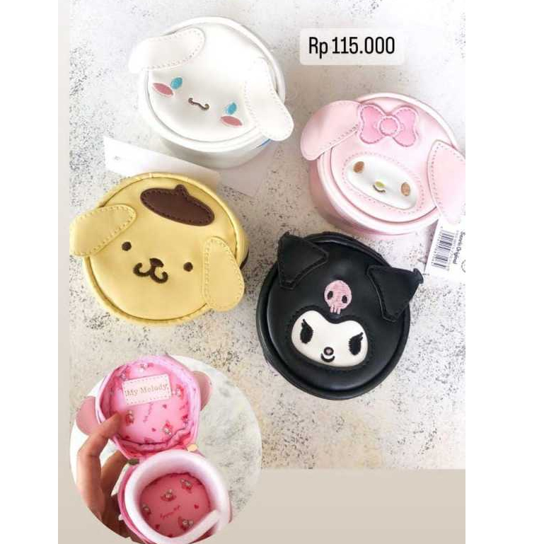 Jual NEW // DOMPET KOIN BULAT SANRIO KUROMI CINNAMON ROLL MY MELODY ...
