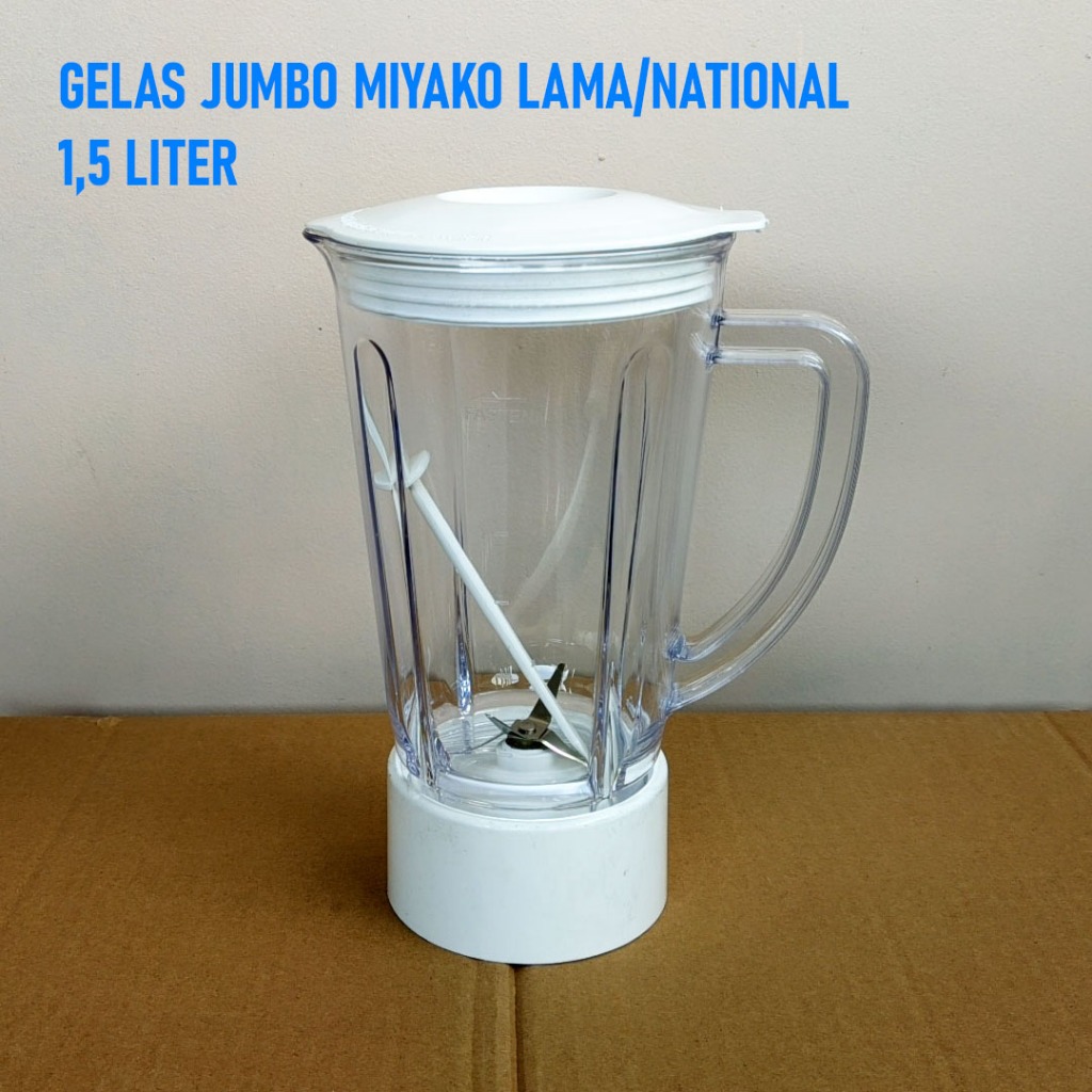 Jual Gelas Blender Set JUMBO/BESAR 1,5 Liter Model Miyako/ Miyako Lama ...