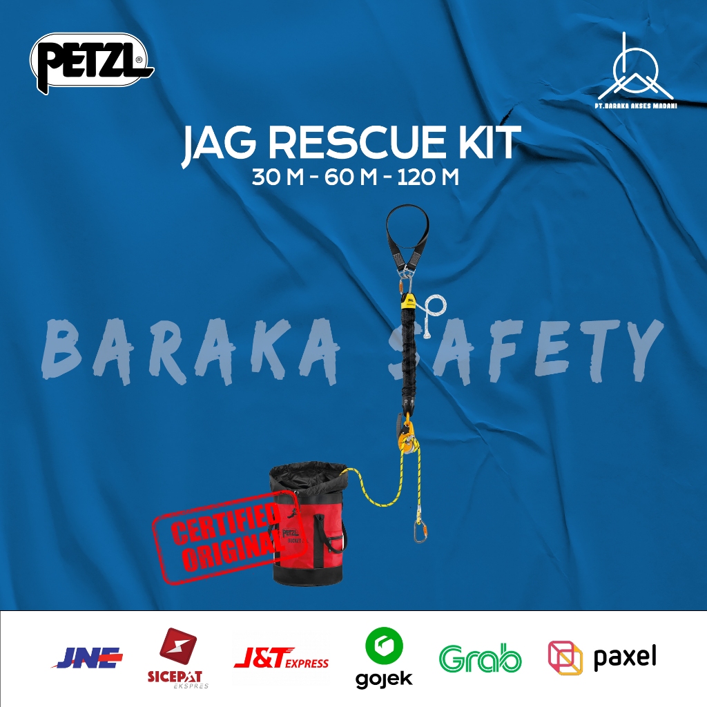 Jual PETZL JAG RESCUE KIT Reversible Rescue Kit with JAG SYSTEM Haul ...