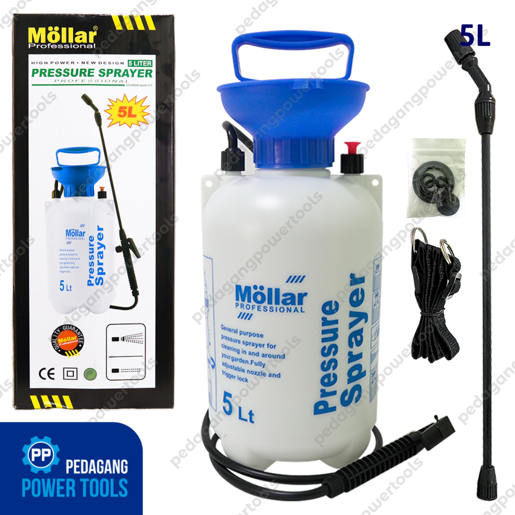 Jual MOLLAR BOTOL SPRAY POMPA 5 LITER BOTTLE SPRAYER PENYEMPROT TANAMAN ...