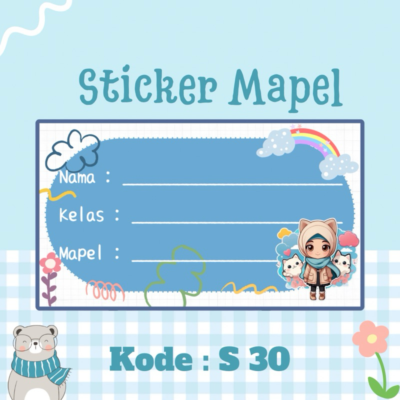 Jual Sticker Mapel, Sticker Buku pelajaran | Shopee Indonesia