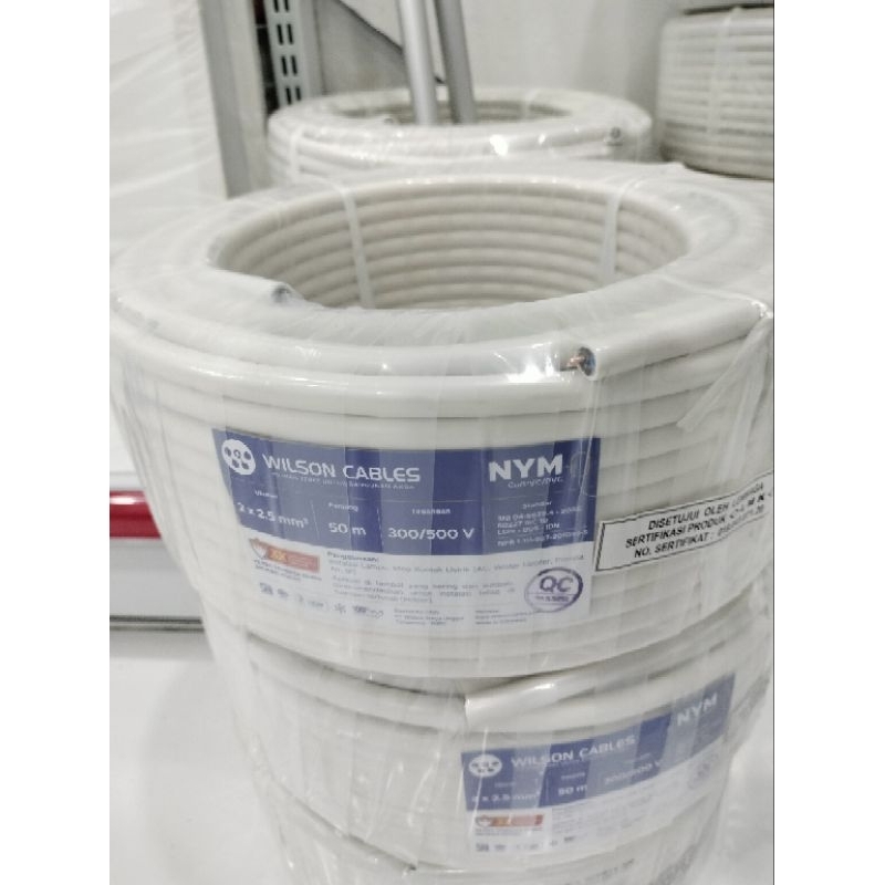 Jual Kabel Tembaga NYM 2×2, 5mm2 @50mtr - WILSON | Shopee Indonesia