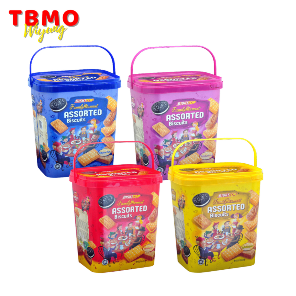 Jual BISKITOP - FAMILY MOMENT 600GR ASSORTED BISKUIT WAFER CREAM ...