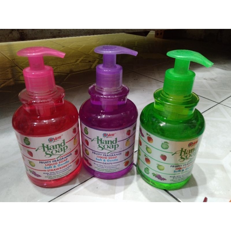 Jual SABUN CUCI TANGAN/HANDSOAP YURI 410 ML | Shopee Indonesia