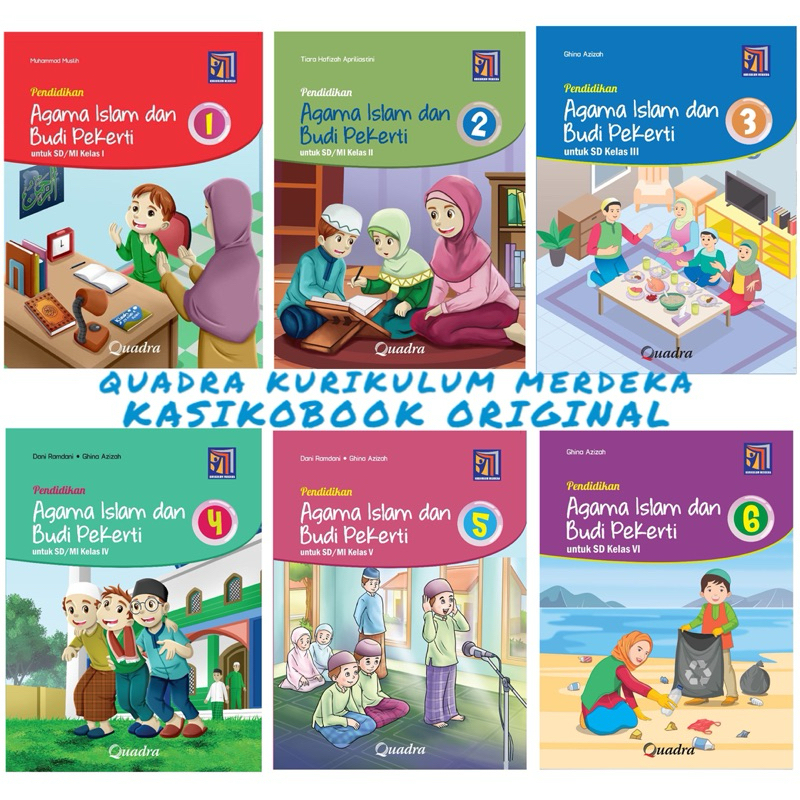 Jual BUKU AGAMA ISLAM KURIKULUM MERDEKA UNTUK SD/MI KELAS 1 2 3 4 5 6 ...