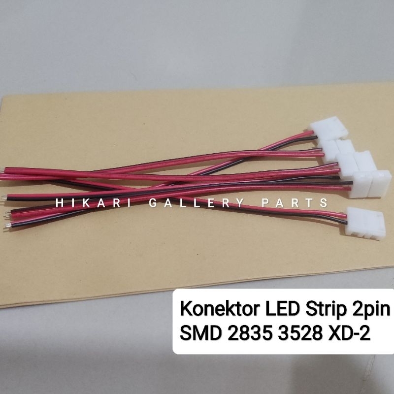 Jual Konektor LED Strip 2 Pin 8mm SMD 2835 3528 LED Konektor 2pin SMD ...