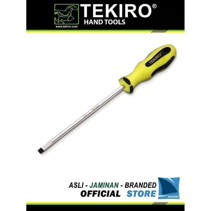 Jual TEKIRO OBENG TPR GO THRU (-) 8 X 300 MM /OBENG TPR / TOOLS | Shopee Indonesia