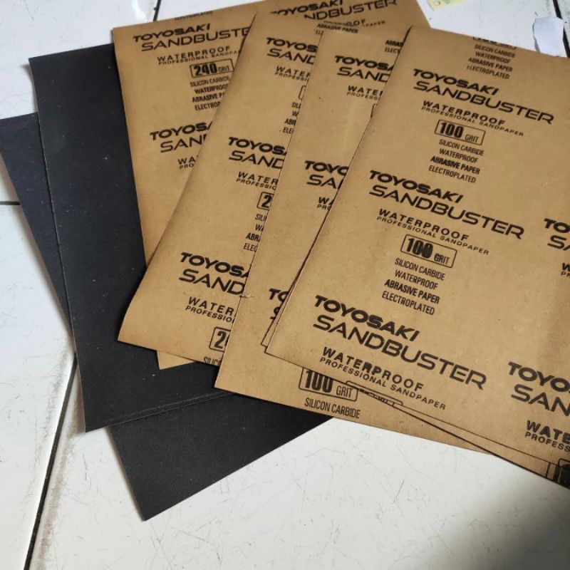 Jual Amplas kertas/amplas gosok lembar amplas Duco Toyosaki/taiyo Grit ...