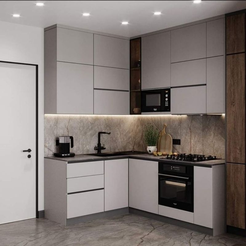 Jual KITCHEN SET CUSTOM BAHAN PVC BOARD ANTI RAYAP | Shopee Indonesia