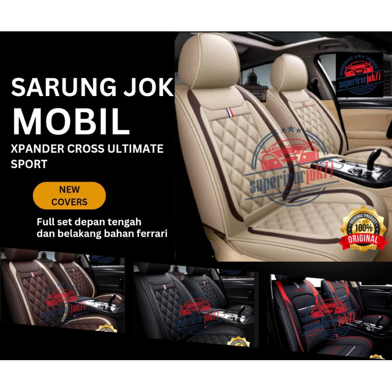 Jual sarung jok mobil xpander cross exceed ultimate sport full set ...