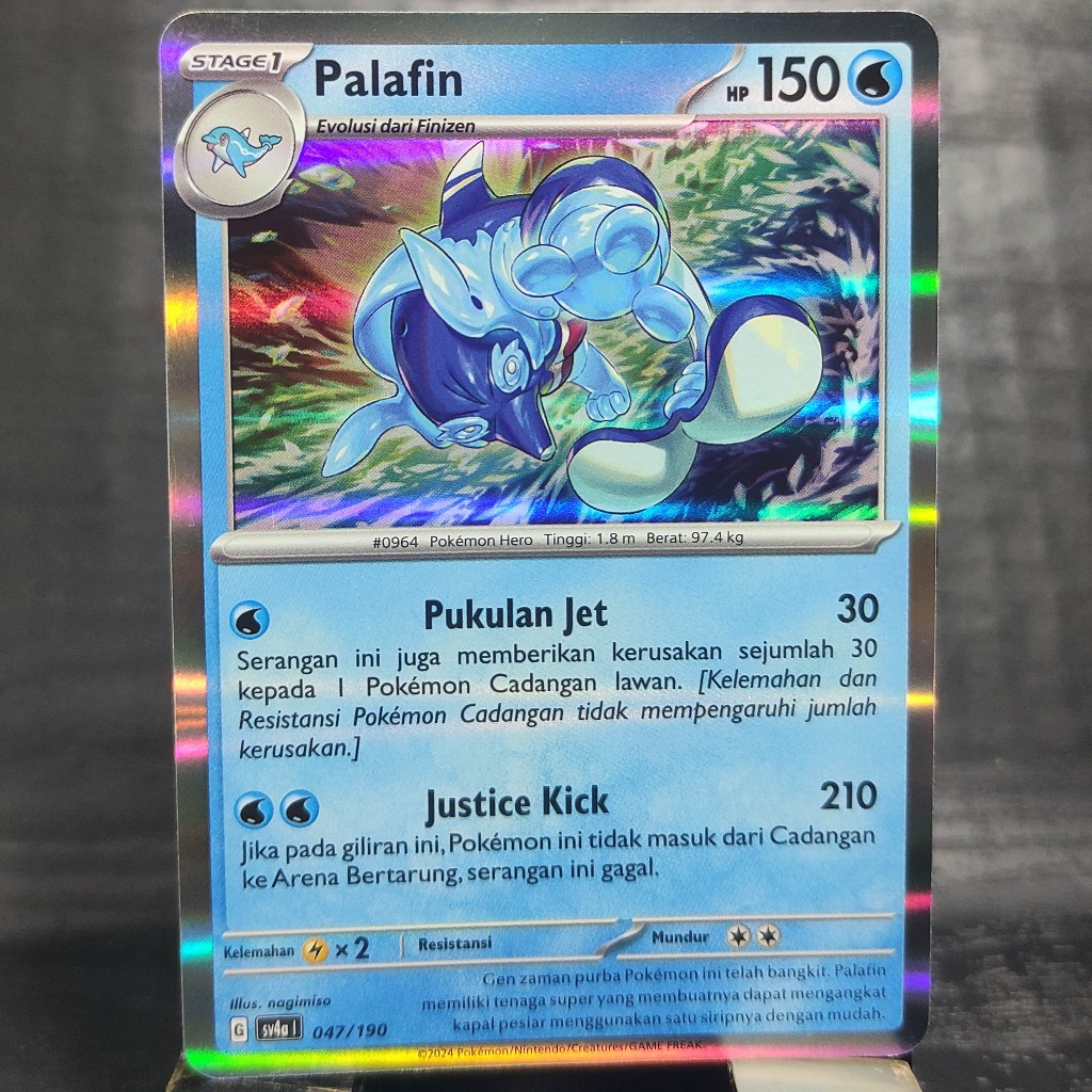 Jual Palafin RegG 047/190 sv4a Hologram Harta Berkilau Kartu Pokemon Air TCG Indonesia ( Gratis ...