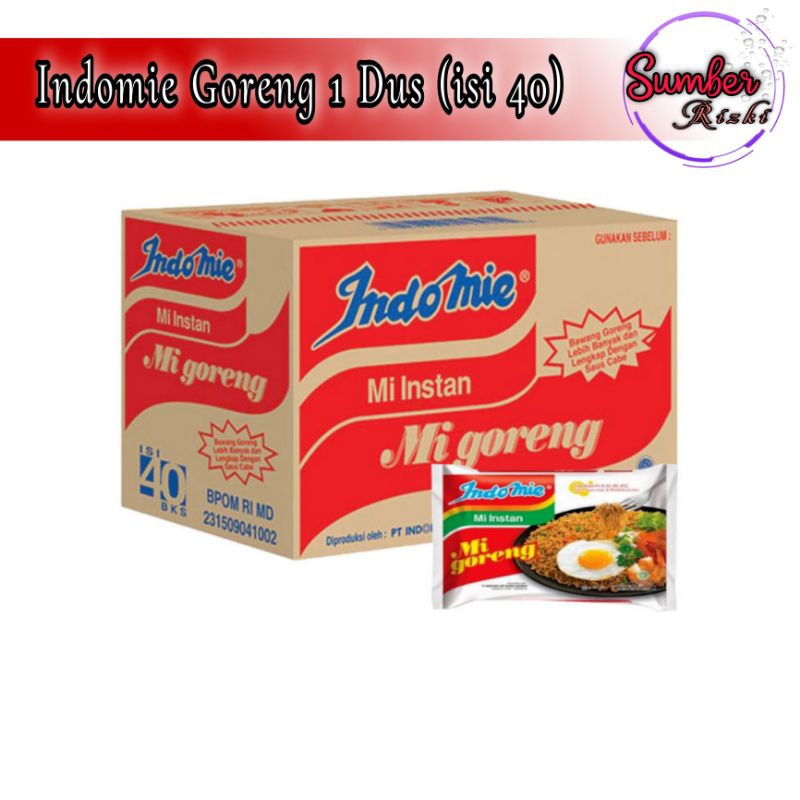 Jual Indomie Goreng 1 DUS (40 PCS) Mie Instant | Shopee Indonesia