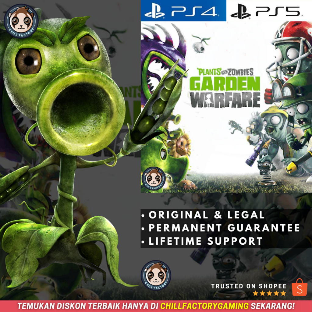 Jual Plants Vs. Zombies Garden Warfare PS4 PS5 | Shopee Indonesia