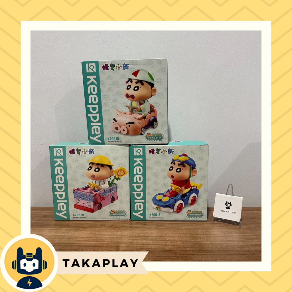 Jual Mainan Keeppley Bricks Shinchan Shin Chan K20618 K20619 K20620 ...