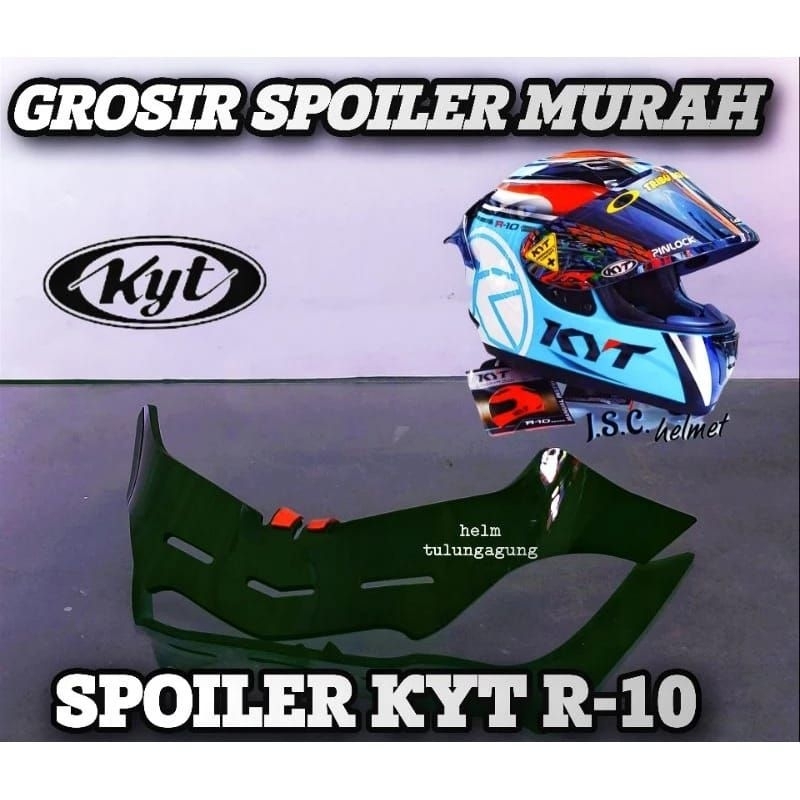 Jual COD | Spoiler kyt R10. Spoiler KYT Rc7. Spoiler KYT k2 rider ...