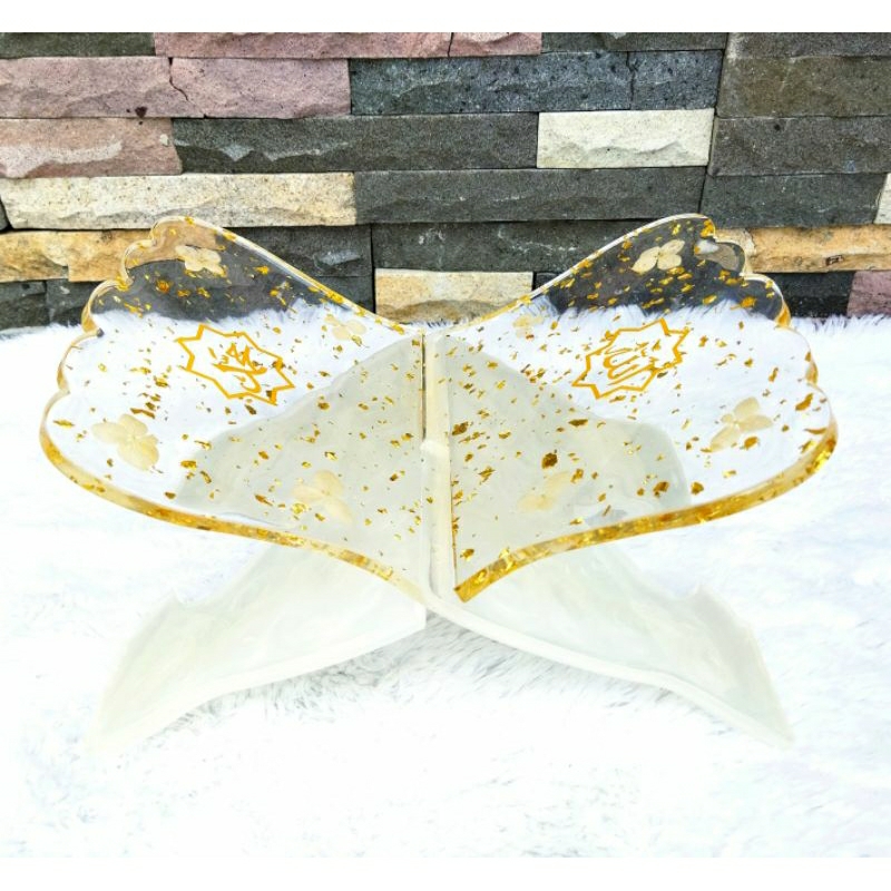 Jual Al Quran Holder resin/rehal al quran/resin rekal al quran/resin ...