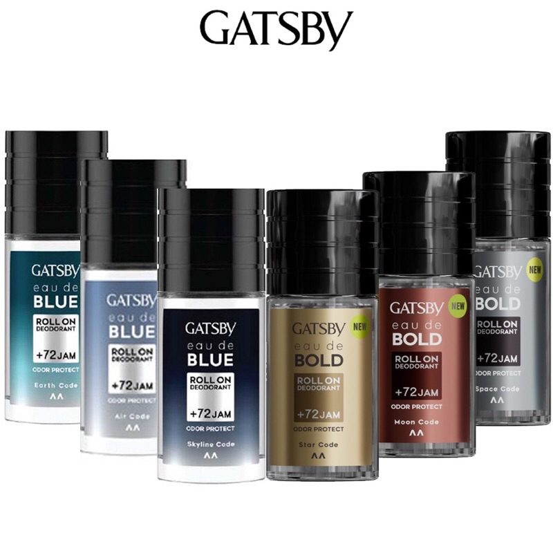 Jual Gatsby Eau De Blue / Bold Roll On Deodorant 50ml | Shopee Indonesia