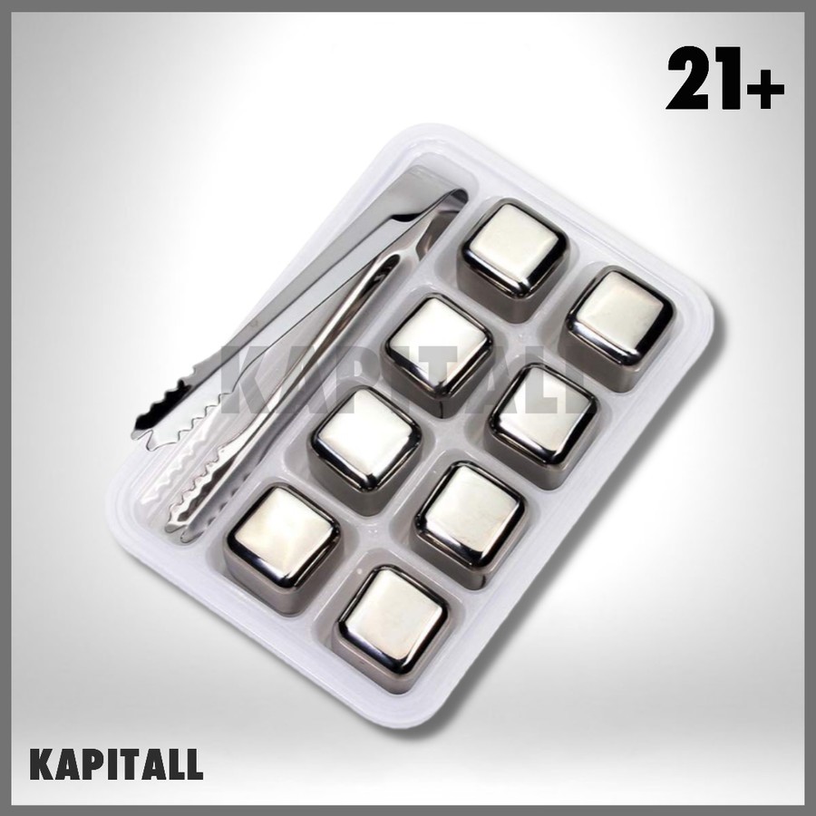 Jual ES BATU STAINLESS STEEL REUSABLE ICE CUBE | Shopee Indonesia