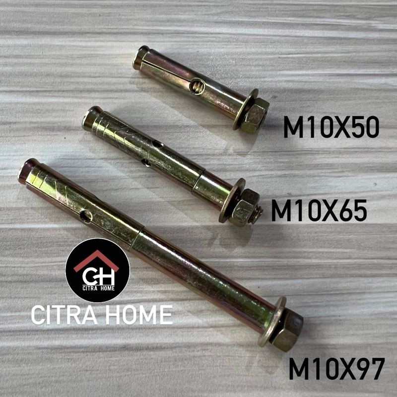 Jual Dynabolt Baut Beton Anchor Baut M10 (4 ukuran) | Shopee Indonesia