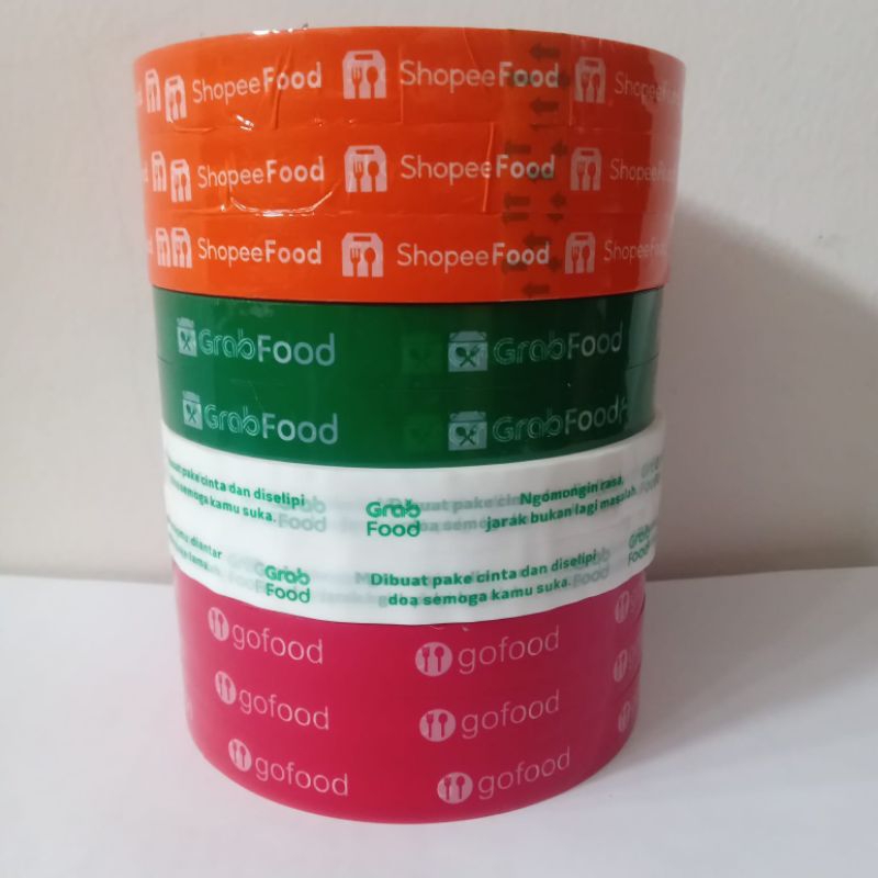 Jual Lakban gofood go food 12mm 50 yard grp shop online food isolasi ...