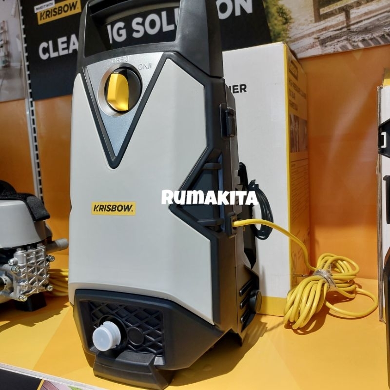 Jual Krisbow high pressure washer jet cleaner 100 bar dengan tanki sabun | Shopee Indonesia