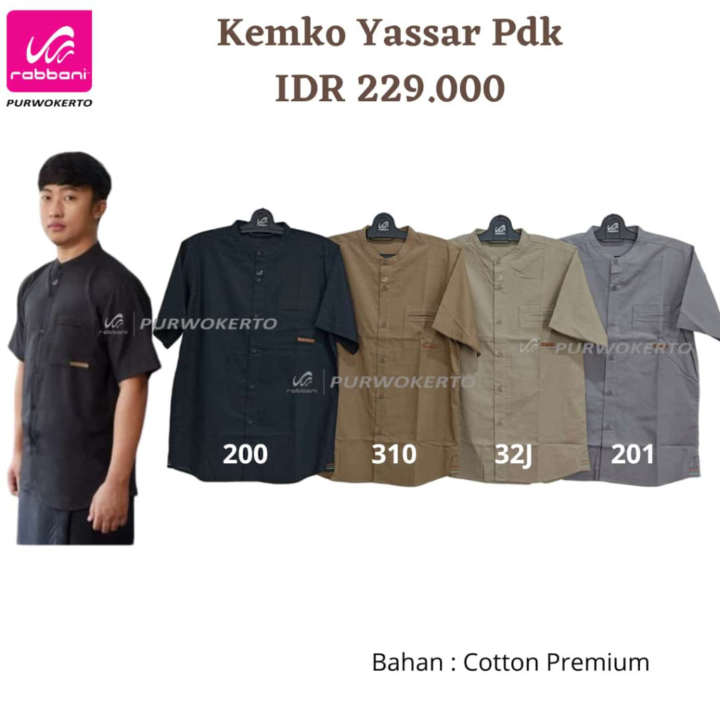 Jual RABBANI_ KEMEJA KOKO RABBANI / KEMKO YASSAR PDK | Shopee Indonesia