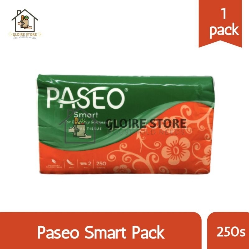 Jual PASEO Facial Tissue Smart Pack 250s (RYE/YY) | Shopee Indonesia