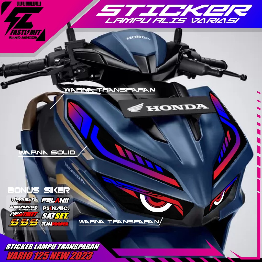 Jual STICKER LAMPU ALIS MOTOR VARIO-STRIPING LAMPU MOTOR VARIO | Shopee ...