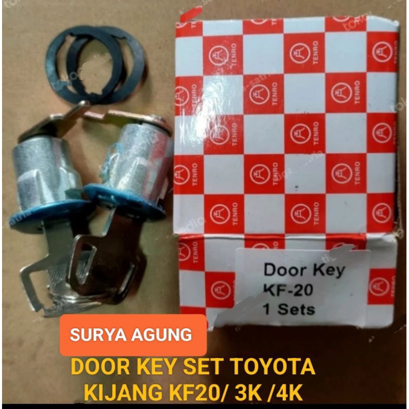 Jual ANAK KUNCI PINTU SET / DOOR KEY SET TOYOTA KIJANG KF20 3K 4K HARGA ...
