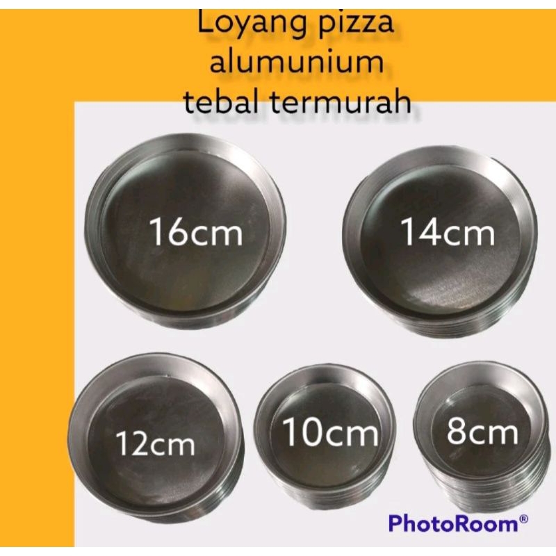 Jual Loyang Pizza Mini/Cetakan Pizza Mini Bahan Alumunium Tebal 8cm ...
