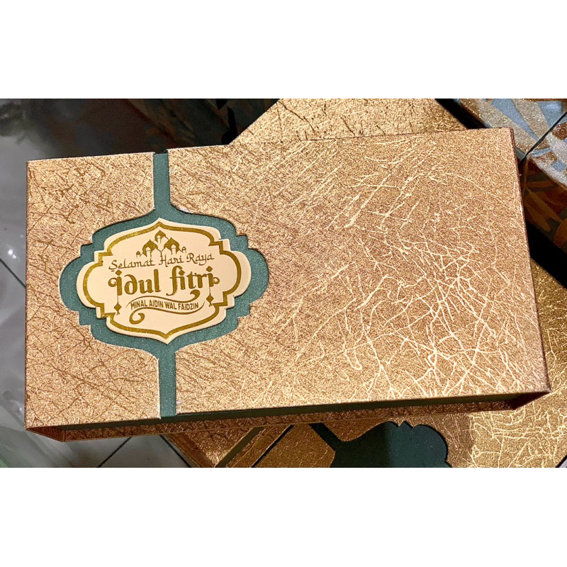 Jual HAMPERS Box Eid Mubarak Hampers Box Lebaran Mix Color Center Logo ...