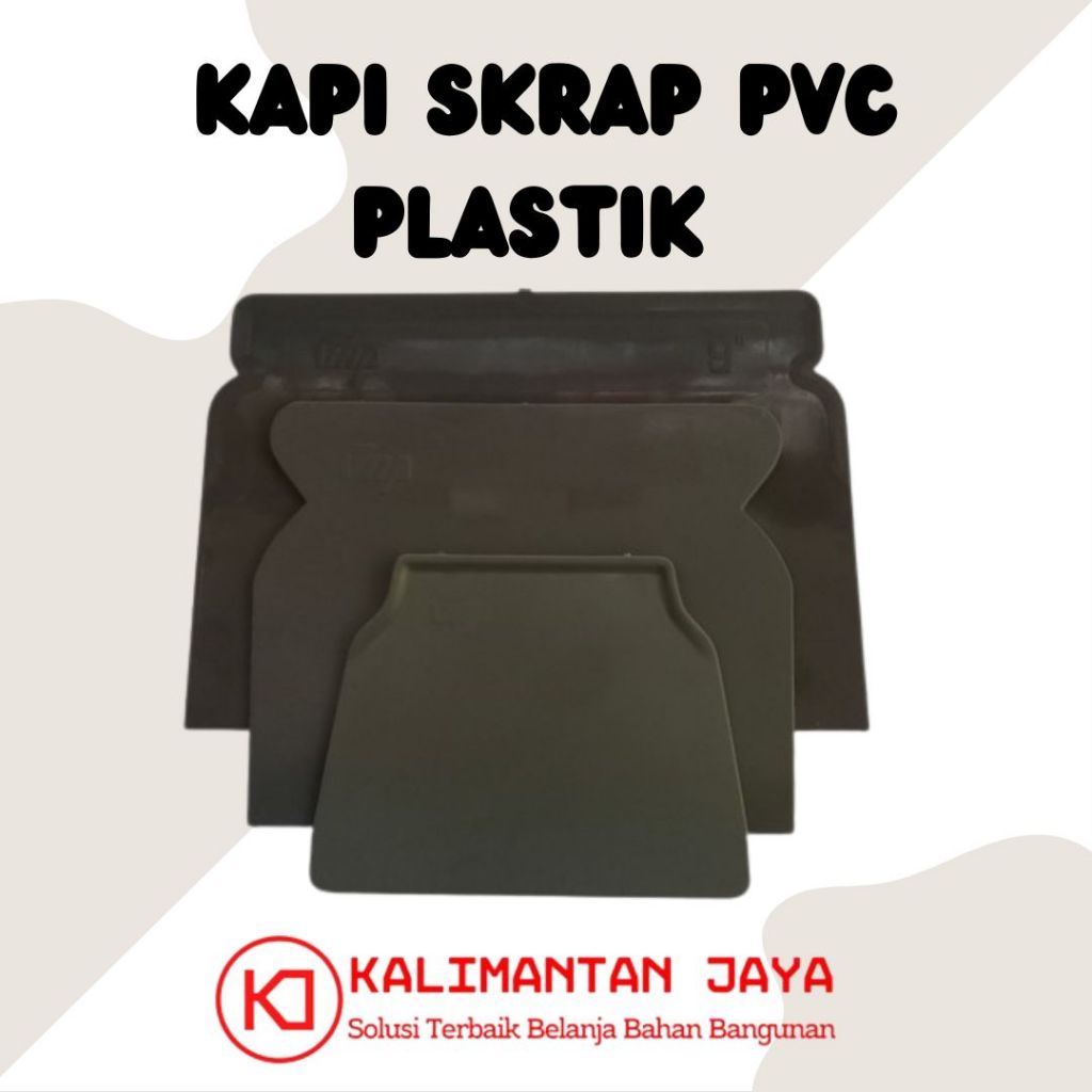 Jual KAPI SKRAP PVC PLASTIK ABU-ABU / SCRAPPER PLASTIK TUKANG | Shopee ...