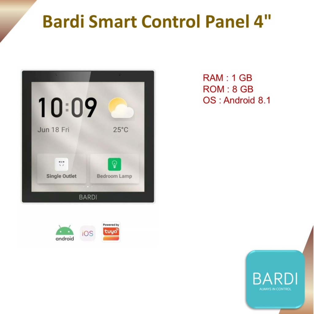 Jual Bardi Smart Control Panel 4" | Shopee Indonesia