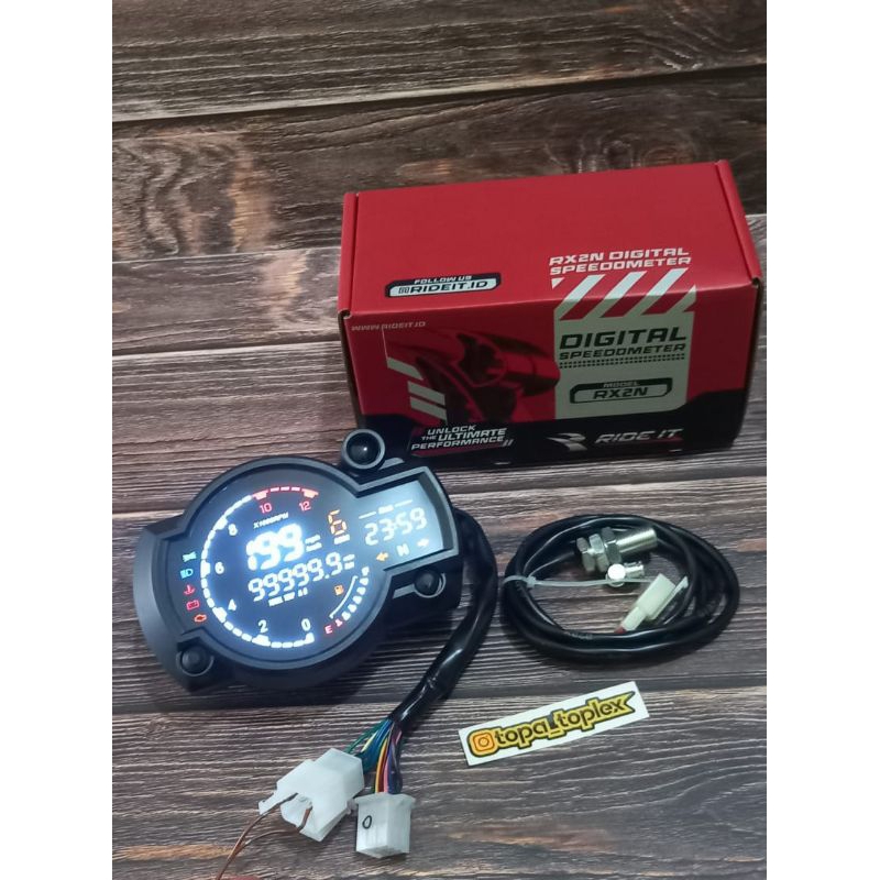 Jual SPIDOMETER DIGITAL MODEL KOSO RX2N full DIGITAL SETT SOKET DAN ...