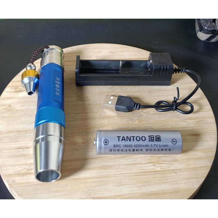 Jual 3 in 1 Senter LED Flashlight for Bead, Crystal, Stone (Harga per ...