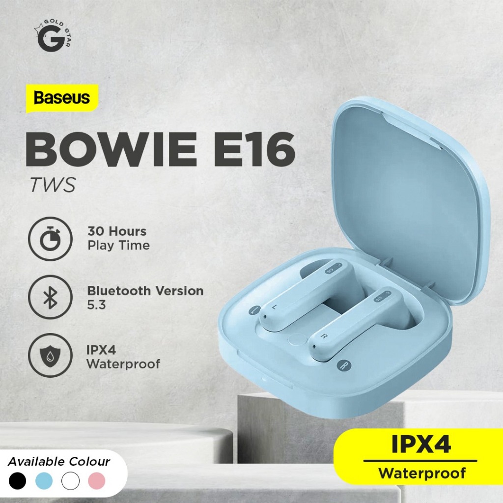 Jual Baseus Bowie E16 True Wireless Bluetooth Earphone TWS Mini Earbuds ...