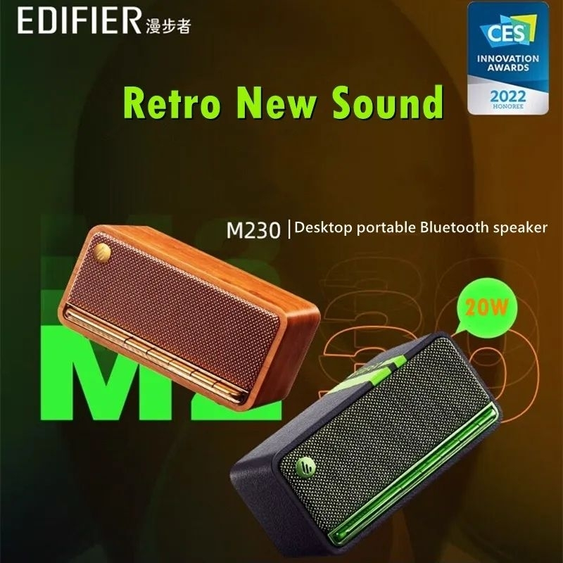 Jual EDIFIER M230 Bluetooth Speaker 20W Portable Home Retro Super Bass ...