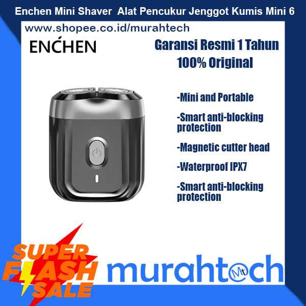 Jual Enchen Mini 6 Beard Shaver Alat Cukur Jenggot Portable Elektrik ...