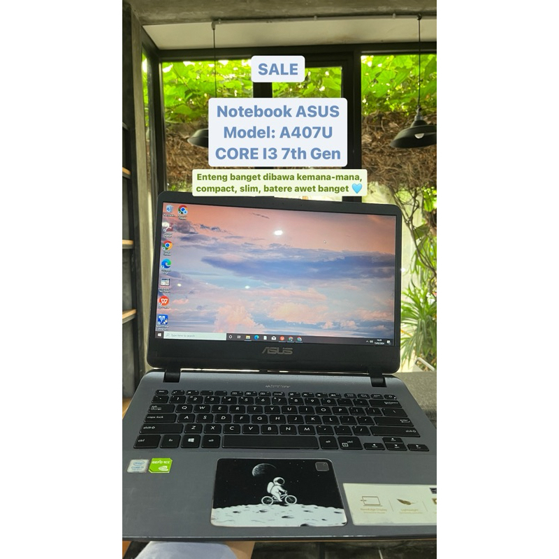 Jual Laptop Second Jogja ASUS VIVOBOOK A407U | Shopee Indonesia