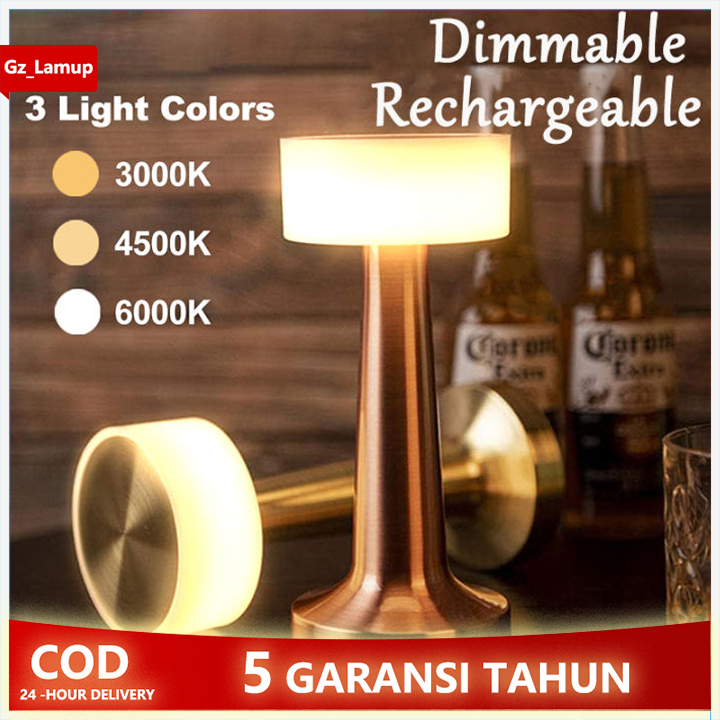 Jual NEW【100% original】Lampu Meja Portable LED / Lampu Sensor Sentuh ...