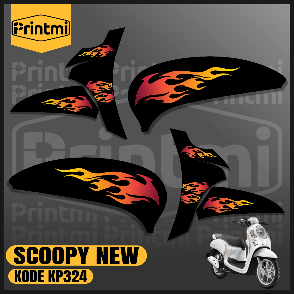 Jual Stiker Striping Motor Scoopy 2021 2022 2023 2024 Prestige Sporty ...