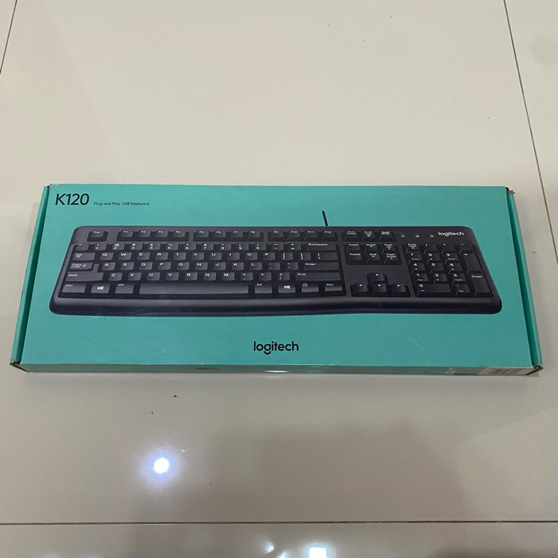 Jual [BACA DESKRIPSI] KEYBOARD SECOND / BEKAS Logitech K120 Plug and ...