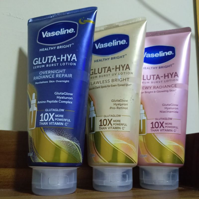Jual Vaseline Gluta Hya 330ml Multi Pack | Shopee Indonesia