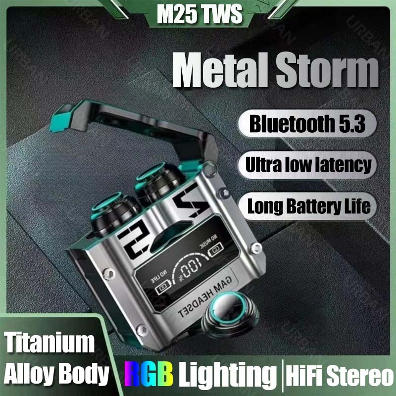 Jual TWS M25 Headset Gaming Sci-Fi With Mikrofon Hedset Bluetooth Smart ...